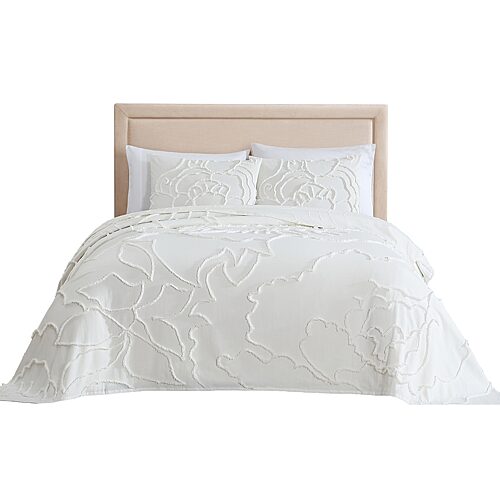 Click here for Elle Decor Chenille Classic Bedspread  Twin - Flor... prices