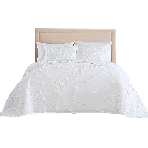 Click here for Elle Decor Chenille Classic Bedspread  Full - Flor... prices