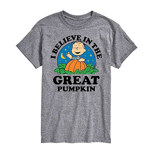 Click here for Airwaves Mens Peanuts Great Pumpkin T-shirt - Gray prices