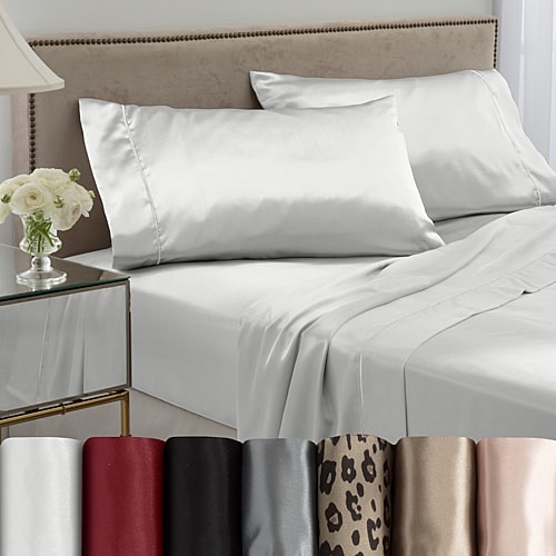 Click here for Martex Elegance Satin Sheet Set Wrinkle Resistant... prices