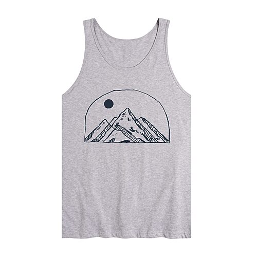 Click here for Mountain Sketch Mens Crew Neck Sleeveless Regular... prices