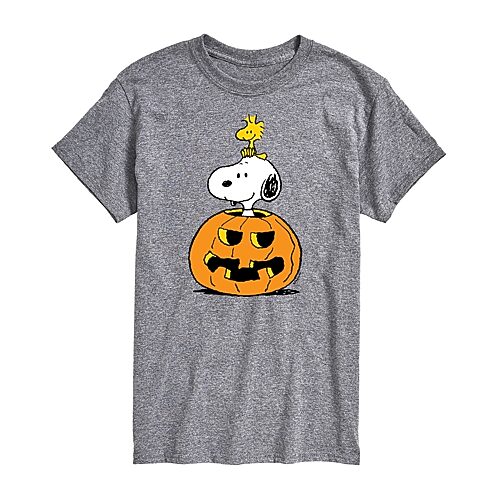 Click here for Airwaves Mens Peanuts Snoopy Pumpkin T-shirt - Gra... prices