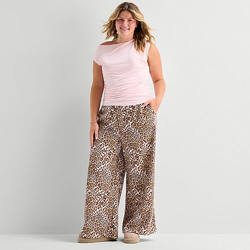 Click here for Forever 21 Womens Juniors Plus Wide Leg Mid Rise F... prices