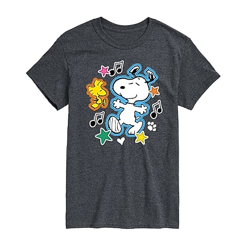 Click here for Dancing Faux Patches Mens Crew Neck Short Sleeve R... prices