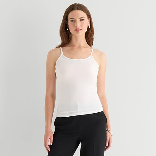 Click here for Worthington Womens U Neck Sleeveless Camisole  Med... prices