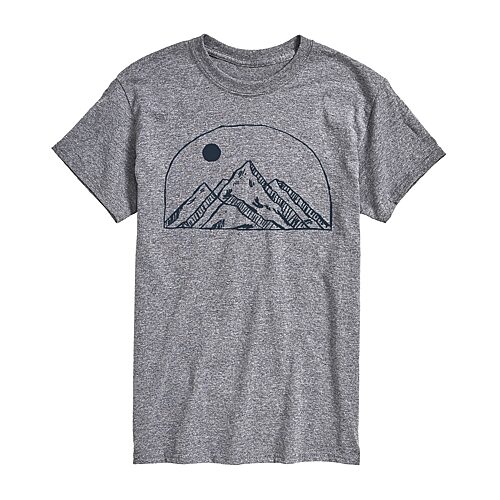 Click here for Mountain Sketch Mens Crew Neck Short Sleeve Regula... prices