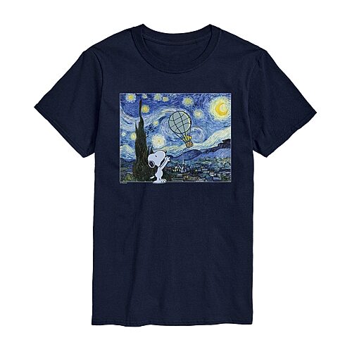 Click here for Starry Night Hot Air Balloon Mens Crew Neck Short... prices