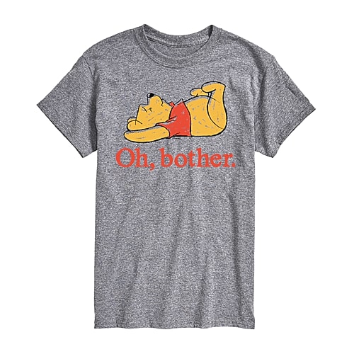 Click here for Oh Bother Sketch Mens Crew Neck Short Sleeve Regul... prices