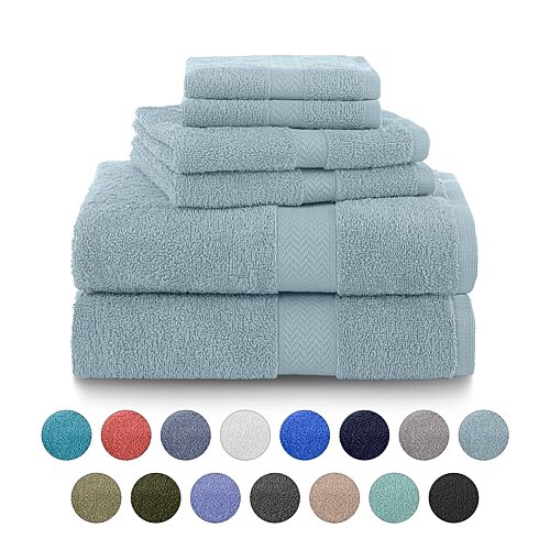 Click here for Martex 6-pc. Bath Towel Set  One Size  Blue prices