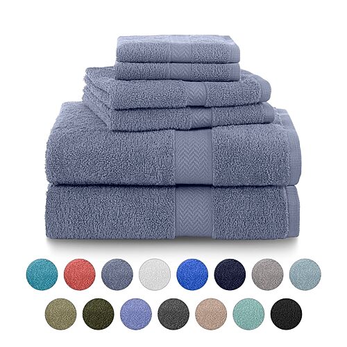 Click here for Martex 6-pc. Bath Towel Set  One Size  Blue prices