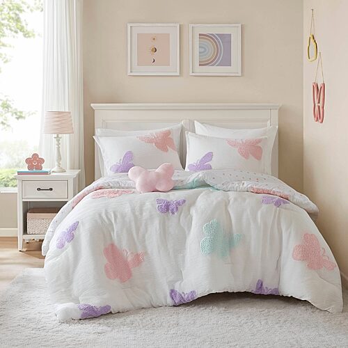 Click here for Intelligent Design Sunny Tufted Comforter Set 4-pc... prices