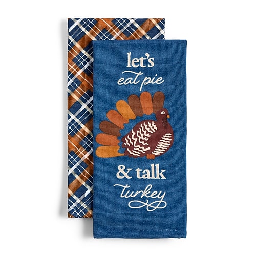 Click here for Layerings Eat Pie Talk Turkey 2-pc. Kitchen Towel... prices