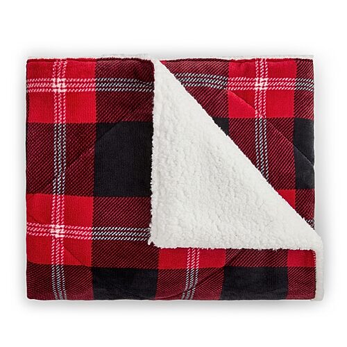 Click here for North Pole Trading Co. Mink Sherpa Throw  One Size... prices