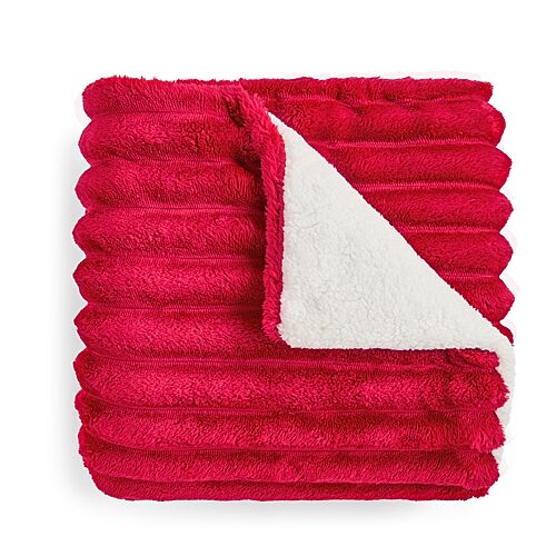 Click here for North Pole Trading Co. Ribbed Mink Sherpa Throw  O... prices