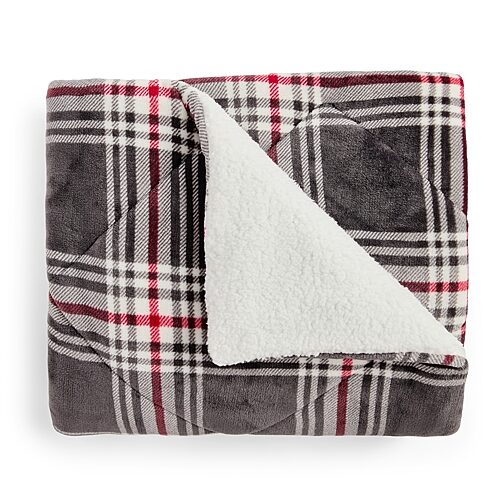 Click here for North Pole Trading Co. Mink Sherpa Throw  One Size... prices
