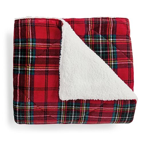 Click here for North Pole Trading Co. Mink Sherpa Throw  One Size... prices