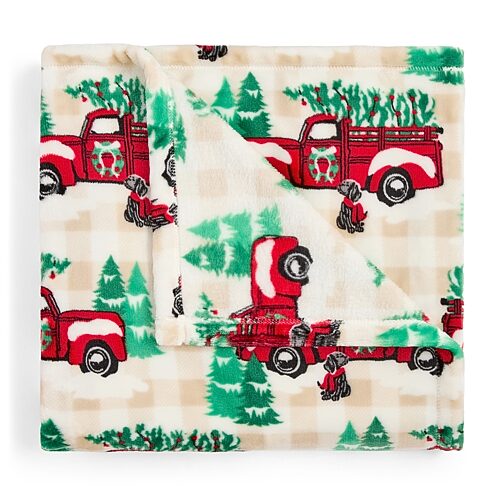 Click here for North Pole Trading Co. Holiday Velvet Plush Throw... prices