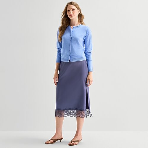 Click here for A.N.A Womens Midi A-Line Skirt  Xx-large  Blue prices