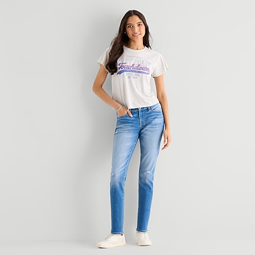 Click here for Arizona Womens Juniors Skinny Fit Jean  8  Blue prices