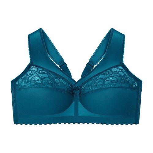 Womens Full Figure Plus Size MagicLift Original Wirefree Support Bra 1000 - Dark Teal