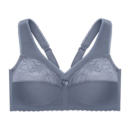 Womens Full Figure Plus Size MagicLift Original Wirefree Support Bra 1000 - Folkstone Gray