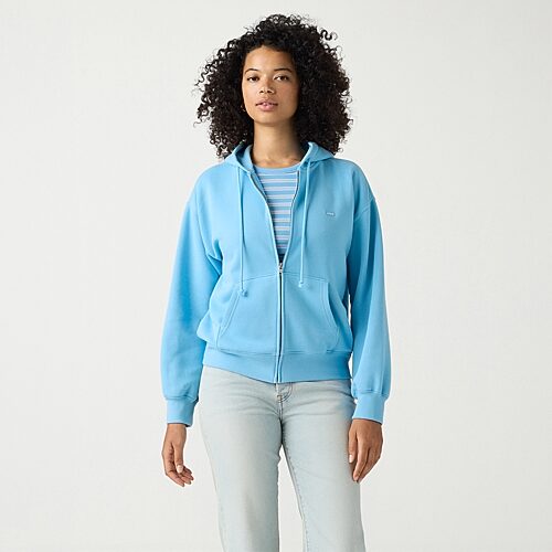 Click here for Levis Womens Everyday Zip-Up Hoodie - Alaskan Blue prices