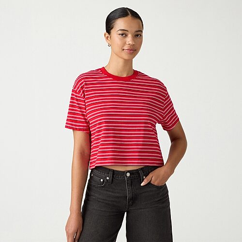 Click here for Levis Womens Short Sleeve Cropped Anyday Tee  Larg... prices