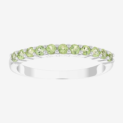 Click here for Womens 3MM Genuine Green Peridot Sterling Silver B... prices