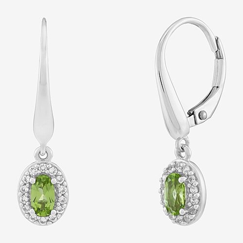 Click here for Womens Genuine Green Peridot Sterling Silver Oval... prices