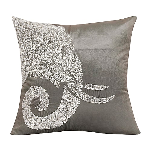 Click here for LR Home Leon Square Throw Pillow  One Size  Gray prices