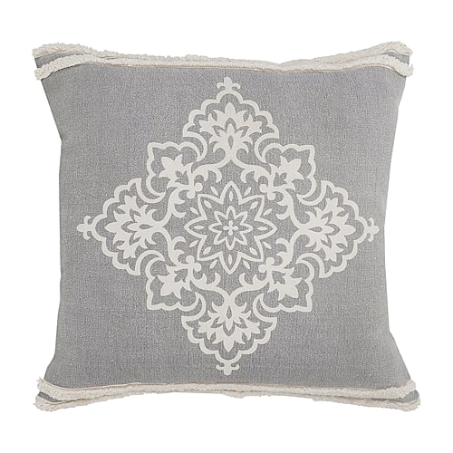 Click here for LR Home Adam Square Throw Pillow  One Size  Gray prices