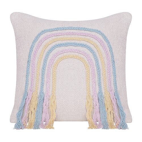 Click here for LR Home Arlo Square Throw Pillow  One Size  White prices