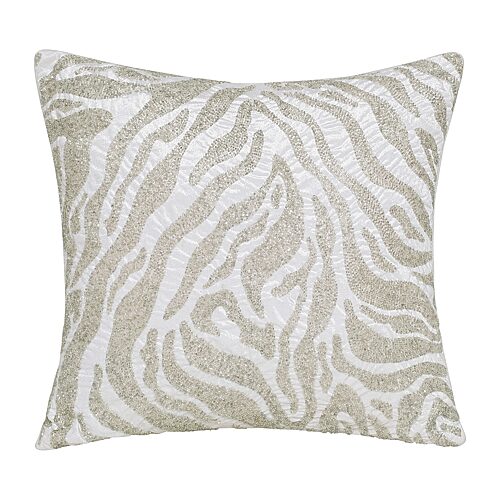 Click here for LR Home Rory Square Throw Pillow  One Size  Silver prices