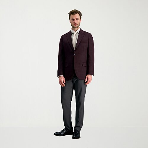 Click here for Haggar JMH Jm Haggar Mens Plaid Modern Fit Sport C... prices