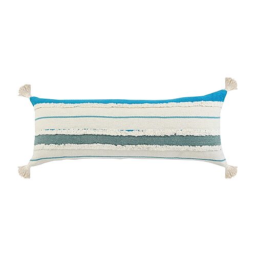 Click here for LR Home Milo Lumbar Pillow  One Size  Blue prices