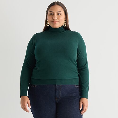 Click here for Worthington Plus Womens Turtleneck Long Sleeve Pul... prices