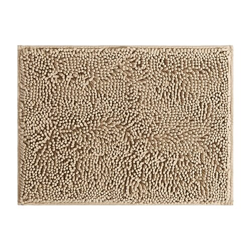 Click here for Casual Comfort Chenille Bath Rug  One Size  Beige prices
