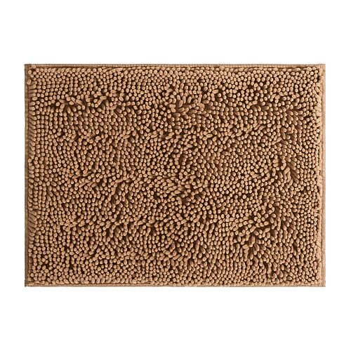 Click here for Casual Comfort Chenille Bath Rug  One Size  Brown prices