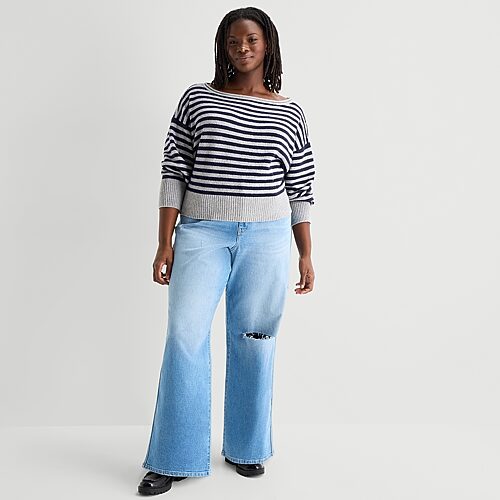 Click here for Arizona Curvy Womens Juniors Plus High Rise Straig... prices