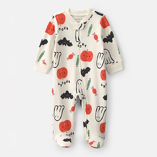 Click here for Carters Baby Boys and Girls Halloween 2-Way Zip Sl... prices