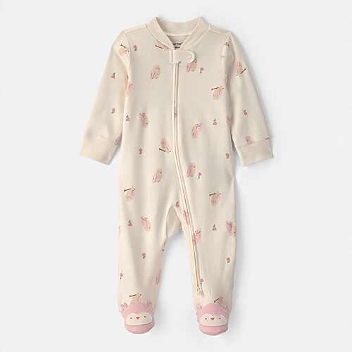 Click here for Carters Baby Boys Milk and Cookies Cotton 2-Way Zi... prices