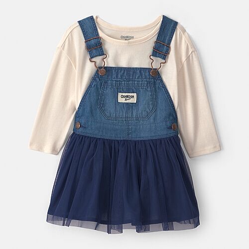 Click here for Osh Kosh Baby Girls Sleeveless Chambray Skirtall J... prices