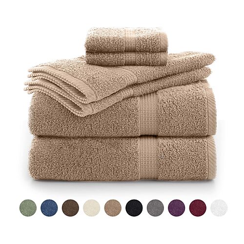 Click here for Utica Essentials 6-pc. Quick Dry Bath Towel Set  O... prices