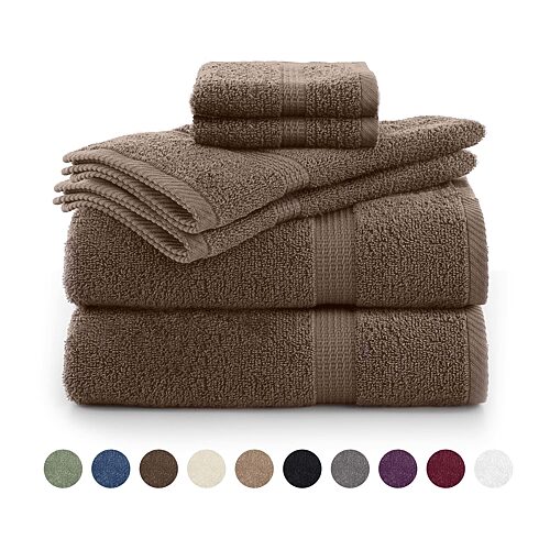 Click here for Utica Essentials 6-pc. Quick Dry Bath Towel Set  O... prices