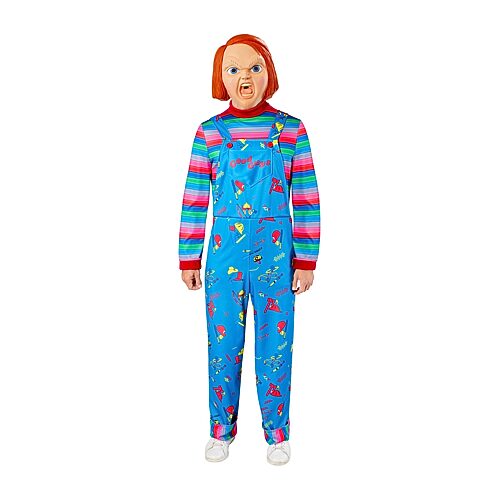 Click here for Mens Childs Play Chucky 2-pc. Costume  Medium  Mul... prices