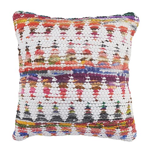 Click here for LR Home Ian Square Throw Pillow  One Size  White prices