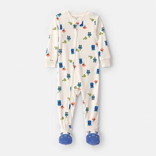 Click here for Carters Baby Boys Monster 2-Way Zip Dream Plush Sn... prices