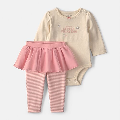 Click here for Carters Baby Girls Long-Sleeve Bodysuit and Tulle... prices