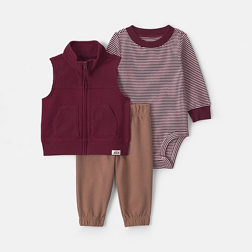 Click here for Carters Boys Corduroy Layering Long-Sleeve Bodysui... prices