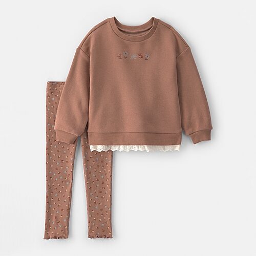 Click here for Carters Baby Girls Long-Sleeve Sweatshirt and Pant... prices